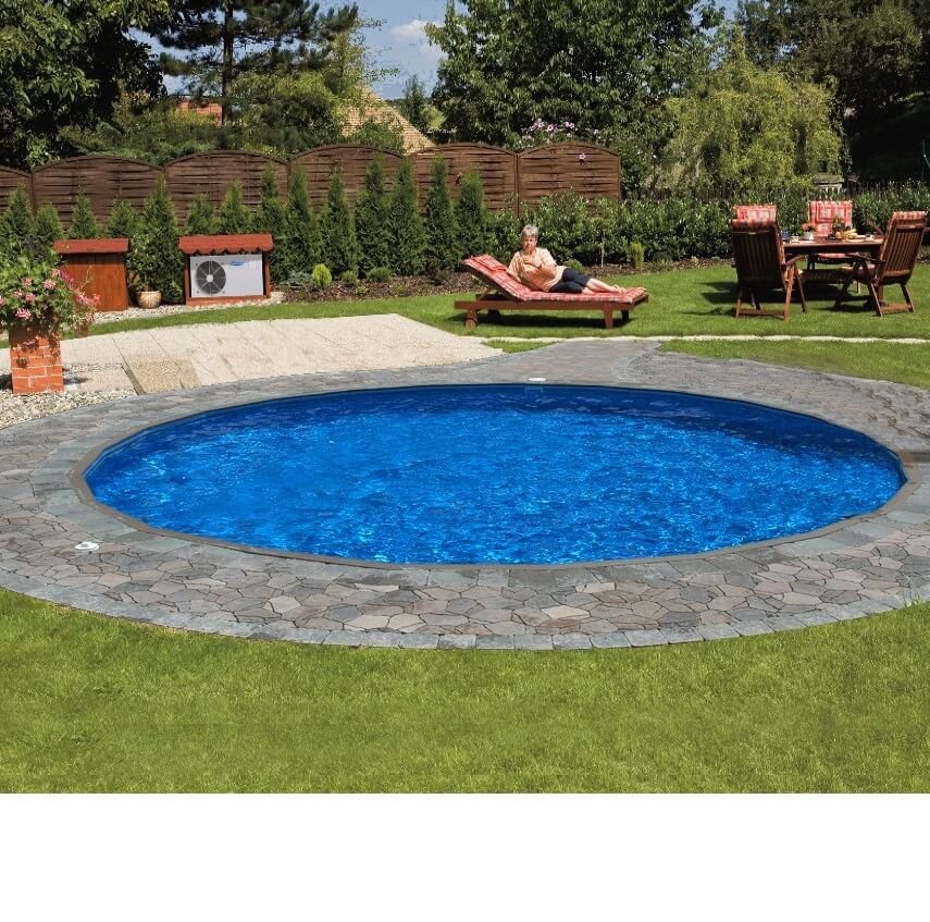 Rund Pool Pakke Ibiza h 1,2 M - 3 Størrelser - Rund Nedgravet ...