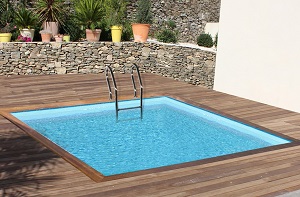 Firkantet Pool Fritstående - Poolworld.dk