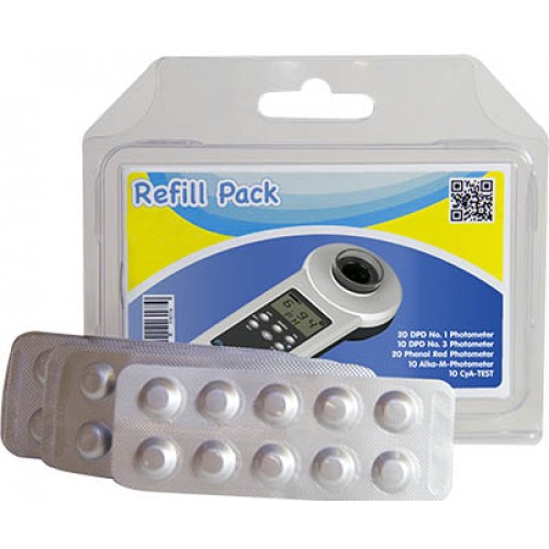 Refill pack til Pool Lab digital pooltester - Tabletter til måling